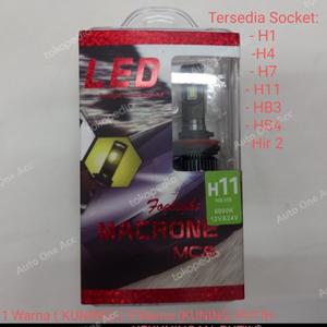 Jual Macrone LED MC6 | H1 H4 H7 H11 Hb3 HB4 Hir2 |1 warna | 3 warna - 1 ...