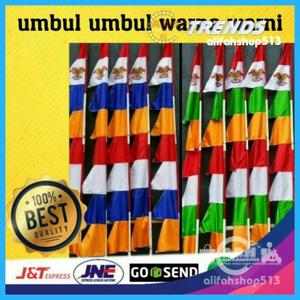 Jual BENDERA UMBUL UMBUL MERAH PUTIH DAN WARNA SABLON GARUDA READY - Gambar 1, Umbul umbul ...