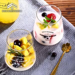 Jual Mug Minuman Kaca Modern Cantik Gelas Kaca Minuman Dingin Cafe ...