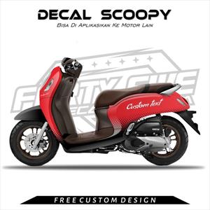 Jual DECAL SCOOPY SIMPLE GRADASI / DECAL SCOOPY FULLBODY - DOFF - Kab ...