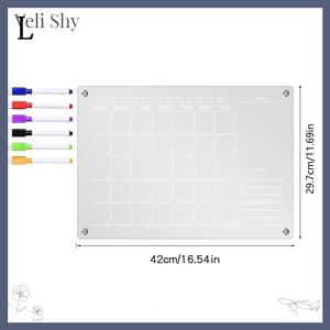 Jual Akrilik Bening Stiker Magnet Kulkas Papan Kalender Agenda Harian ...