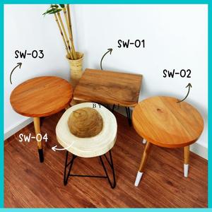 Jual MEJA KAYU AESTHETIC / MEJA TERAS / MEJA CAFE RUSTIC all varian ...