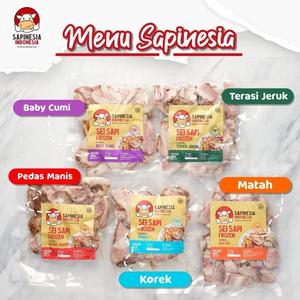 Jual MEGA- SEI SAPI SAPINESIA DAGING ASAP BEKU FROZEN 130 GRAM - Kota ...