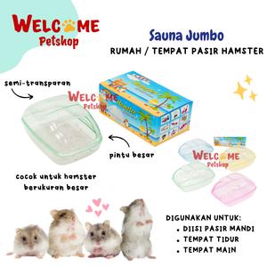 Jual JUMBO Sauna Tempat Mandi Hamster Besar Rumah Pasir Mainan ...