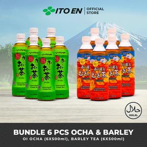 Promo ITO EN Paket Oi Ocha Tea 6 pcs & Barley Tea 6 pcs - Bundle Mix ...