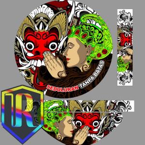 Jual stiker tebok sticker decal barong javanese culture - Kab. Bandung ...