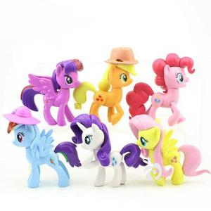 Jual My Little Pony Friendship Figure Set 6 Mainan Kuda Poni Miniatur ...