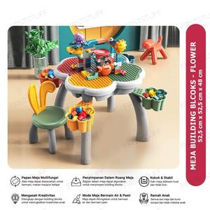 Jual Meja Building Blocks Flower/Meja Building Blocks/Meja Balok ...