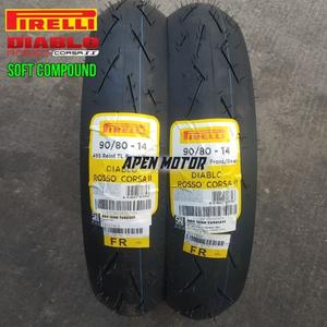 Jual 1 Set Ban Matic Ring 14 Pirelli Diablo Rosso Corsa 2 II Ukuran 90/ ...