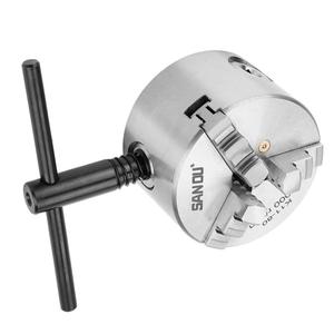 Jual Sanou k11-80 Lathe Chuck Self Centering Rotary CNC 80mm Axis CNC ...