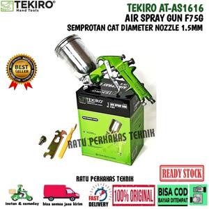 Jual SPRAY GUN F75 G TEKIRO ORIGINAL ALAT SEMPROT CAT TABUNG ATAS AIR ...