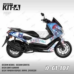 Jual Decal Sticker NMAX Full Body Dekal Stiker NMAX Motif ANIME KOBO ...