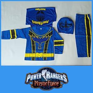 Jual Kostum Anak Superhero Power Rangers Biru Mystic Force Setelan ...