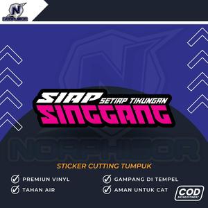 Jual Sticker Cutting Siap Singgang Setiap Tikungan 2 Warna Murah ...