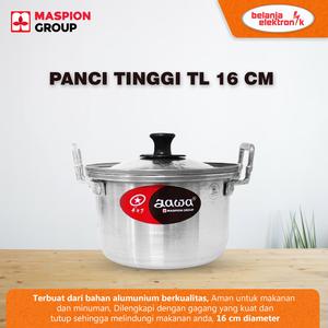 Jual MASPION Panci Tinggi TL 16 Cm Aluminium Jawa Panci Dandang 16 cm ...