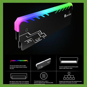 Jual RGB RAM Heatsink DDR DDR3 DDR4 Memory Heat Spreader Cooler for Desktop - Jakarta Selatan ...
