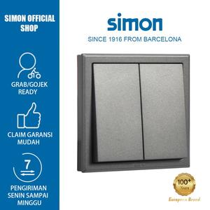 Promo SIMON - saklar E3 series switch and socket/soket gray (abu abu ...