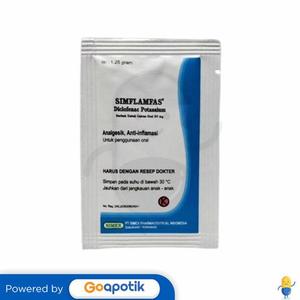 Jual SIMFLAMFAS 50 MG DRY SYRUP SACHET - Kota Palembang - Apotek ...