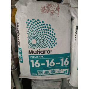 Jual NPK MUTIARA 25 KG PUPUK NPK 16 16 16 MUTIARA KEMASAN PABRIK ...