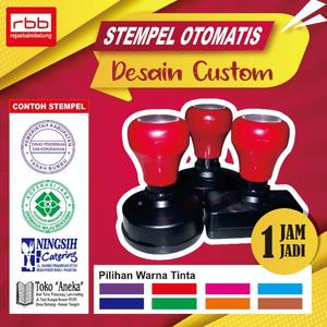 Jual CETAK STEMPEL CUSTOM OTOMATIS PERUSAHAAN LOGO NAMA TANDA TANGAN ...
