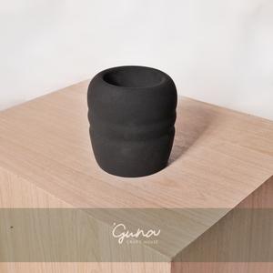 Jual Pot Semen Black Edition Ukuran Sedang - Concrete Planter Medium ...