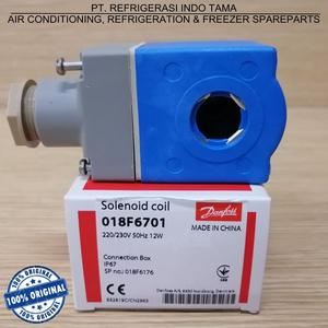 Jual Danfoss 220-230V Terminal Box 018F6701 Solenoid Coil Ac 50 Hz 12W ...