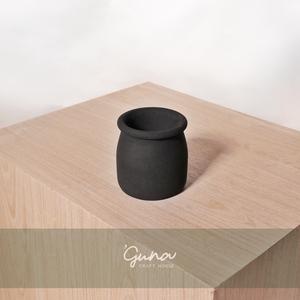 Jual Pot Semen Black Edition Ukuran Kecil - Small Concrete Planter ...