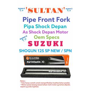 Jual 1SET SULTAN AS SHOCK DEPAN SUZUKI SHOGUN 125 SP NEW SPN PIPA SHOCK ...