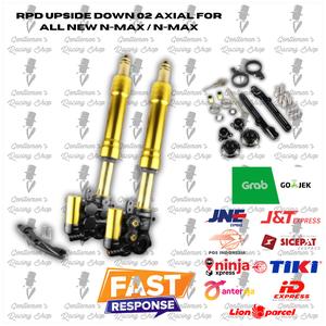 Jual Usd Upside down Nmax RPD Axial 02 / Shock Depan Nmax - Gold ...