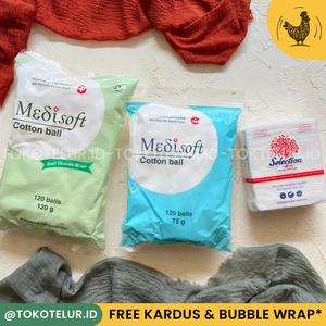 Promo MEDISOFT SELECTION - Kapas Cotton Ball | Kapas Bola Bayi Kapas ...