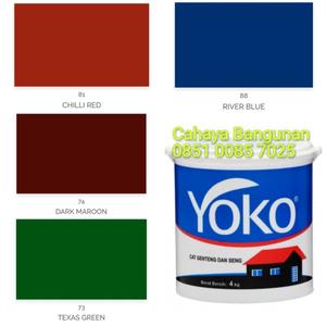 Jual 👍 Avian YOKO ROOF Cat Genteng Seng Grc Asbes Lapangan Kaleng Galon ...