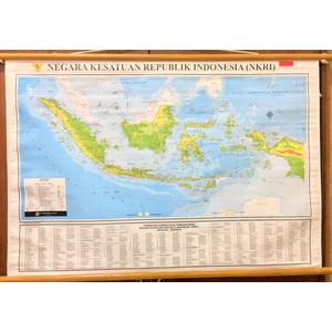 Jual Peta Indonesia Peta Dinding Terbaru - Jakarta Selatan - poidaeshop ...