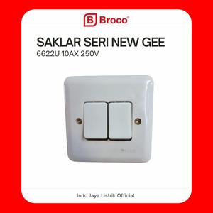 Jual SAKLAR SERI IB BROCO SAKLAR DOUBLE BROCO INBOW NEW GEE UREA 6622U ...