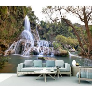 Jual Terlengkap, Wallpaper Pemandangan Alam Air Terjun 3d, Wall Banner ...