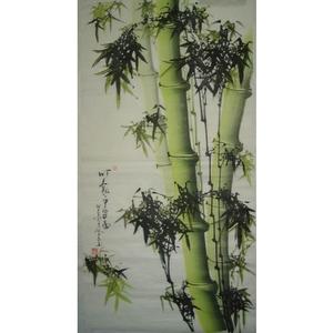 Jual READY hiasan dinding lukisan cetak bambu China plus bingkai ukuran ...