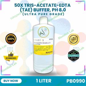 Jual 50X Tris-Acetate-EDTA (TAE) Buffer, pH8.0, Ultra Pure Grade, 1 Liter - Kab. Bogor - Labindo ...
