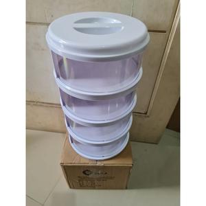 Jual Rak Penyimpanan Makanan 4 Susun Tingkat Tudung Saji Tutup Food ...