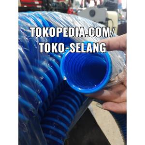 Jual Selang Hisap Spiral Biru size 2inch Pompa Irigasi PVC Suction 2 ...