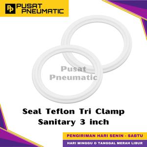 Jual 3" Gasket Seal Teflon PTFE Tri Clamp Ferrule Sanitary 3 inch ...