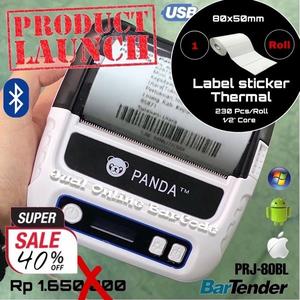 Jual LABEL PRINTER PANDA PRJ-80BL BLUETOOTH STICKER THERMAL u TOKOPEDIA ...