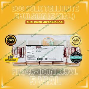 Jual Egg Yolk Tellurite Emulsion, Suplemen Mikrobiologi, 100 ml - Kab. Bogor - Labindo_official ...