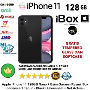 Jual Apple IPhone 11 128 GB 128GB Garansi Resmi iBox-Indonesia-Black ...