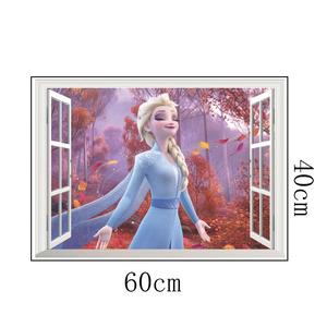 Jual (Stiker Dinding) Kartun Diy Putri Frozen Elsa Anna Stiker Dinding ...