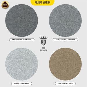 Jual Original Cat Dinding Tekstur Kamprot - Sand Texture - Dark Grey ...