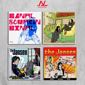 Jual Ready Hiasan Dinding Poster Kayu Band THE JANSEN 20X20 Wall Decor ...