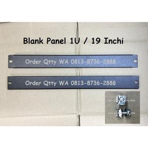 Jual Blank Panel 1U 19 Inci Plat penutup untuk rack Server dan ...