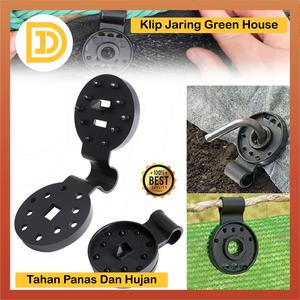 Jual Klip Jaring Paranet Greenhouse Kait Penjepit Waring Net Clip Bulat ...