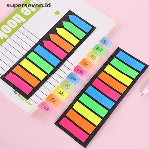 Jual Superseven 200pcs Stiker Label Indeks Warna Transparan Untuk ...