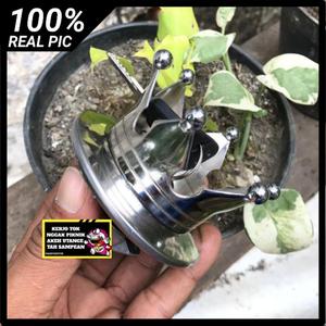 Jual Tutup Tangki Tanki Mahkota Vixion Old Full Besi Crome High Quality ...