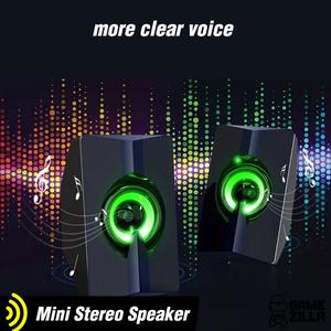 Jual NEW SPEAKER USB MINI SPIKER PC LAPTOP KOMPUTER SPEKER KECIL RGB ...